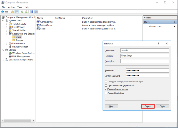 Create a user and allow RDP permission on Windows server 2016 Create a user and allow RDP permission on Windows server 2016