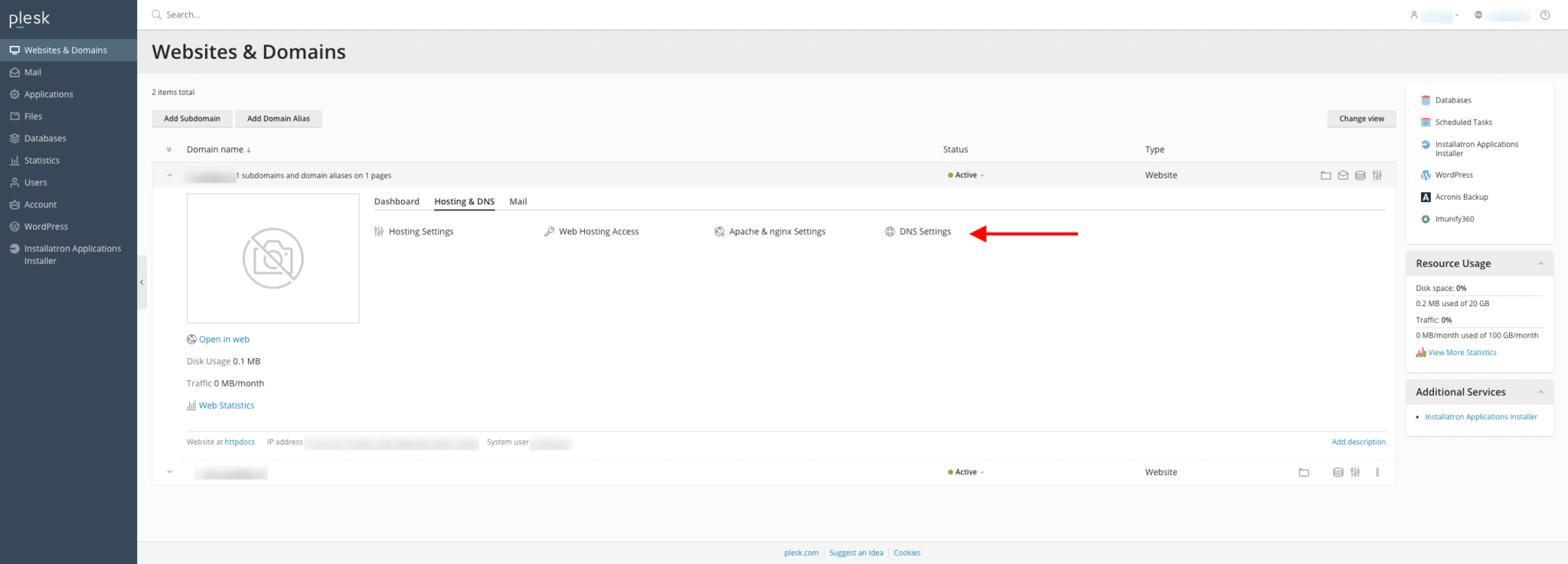 How to set up DNS in Plesk | Snel.com
