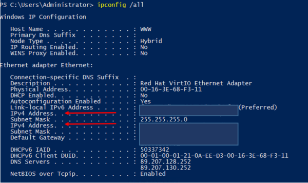 Static Ip Configuration On Windows Server 2012 2016