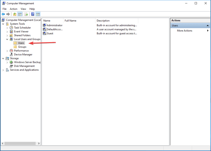 Create a user and allow RDP permission on Windows server 2016