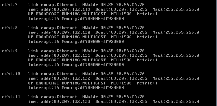 How to configure (additional) IPv4 addresses on CentOS | Snel.com