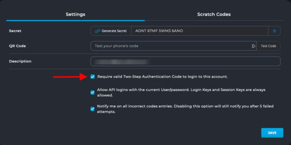 How to enable Two-Factor Authentication for DirectAdmin - Snel.com