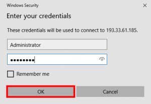 How to connect to your server via RDP on Windows 10 | Snel.com