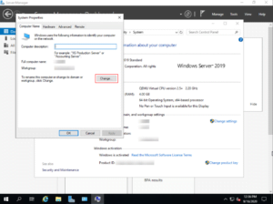 How to change the hostname on Windows Server 2019 | Snel.com