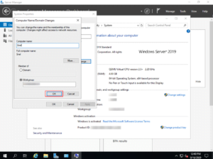 How to change the hostname on Windows Server 2019 | Snel.com