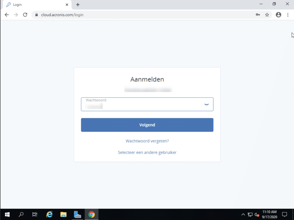How to install Acronis on Windows Server 2019 | Snel.com
