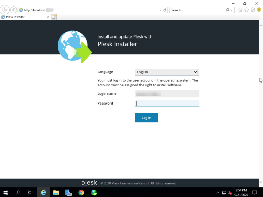 How to install Plesk on Windows Server 2019 | Snel.com