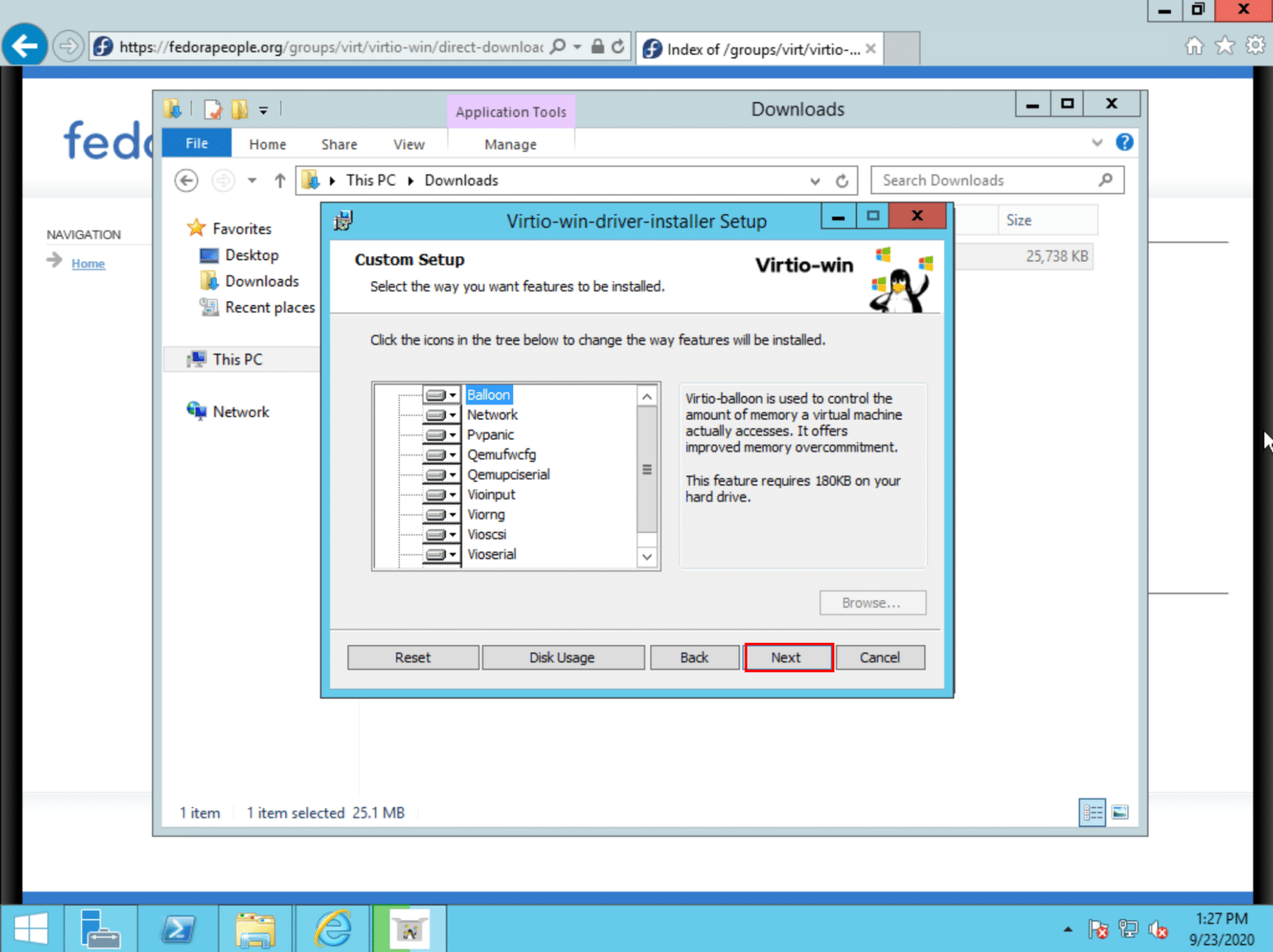 How to install VirtIO drivers for Windows Server 2012 | Snel.com