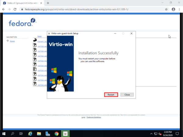 How to install VirtIO drivers for Windows Server 2019 | Snel.com