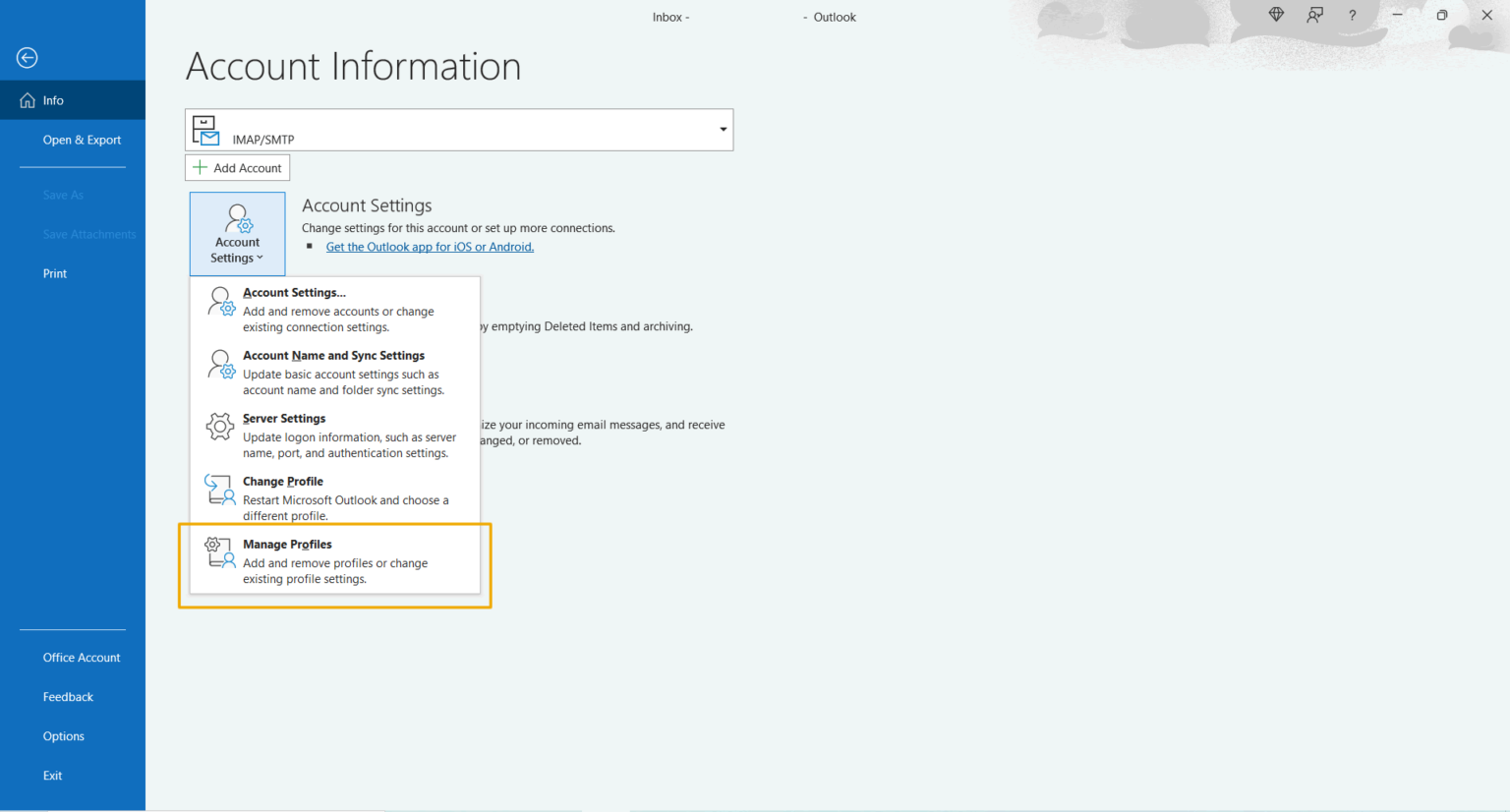 How to Add Email Accounts to Microsoft Outlook | Snel.com